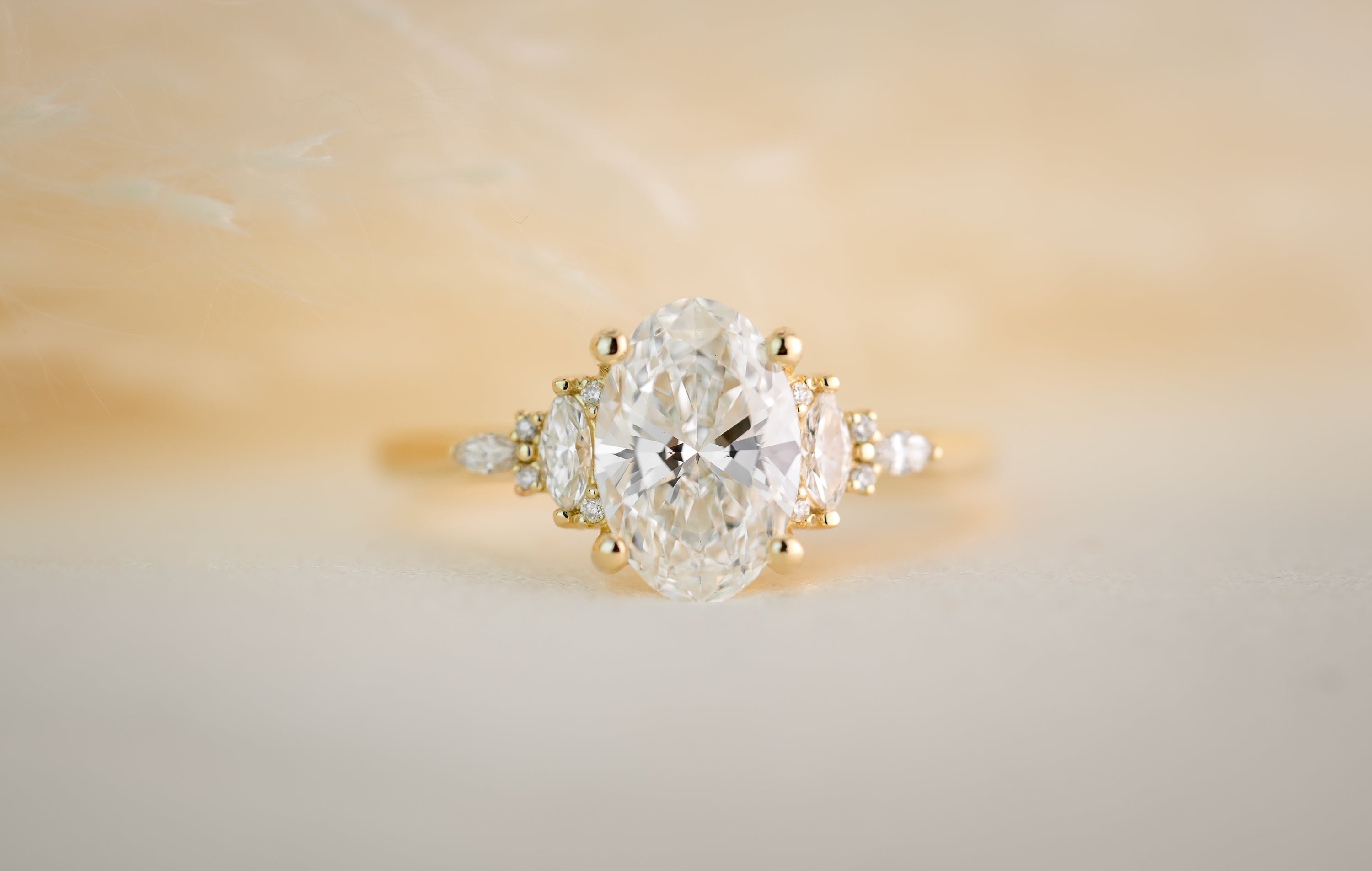 The Maeve Ring | Oval Diamond – Lavender Creek Gems