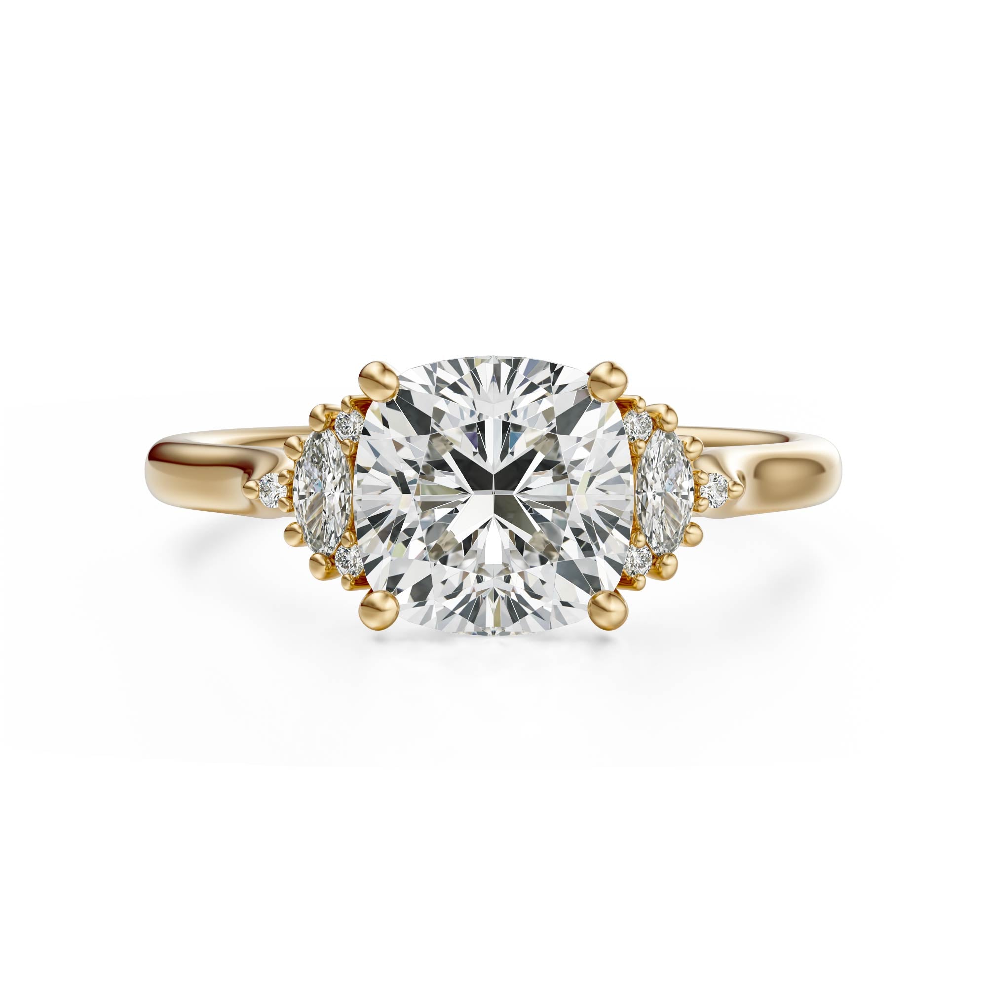 The Maren Ring | Cushion | Setting Only – Lavender Creek Gems