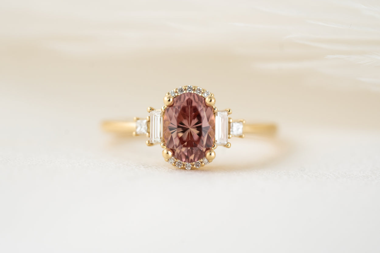 The Maeve Ring | 1.24 CT Emerald Cut Tsavorite Garnet – Lavender Creek Gems