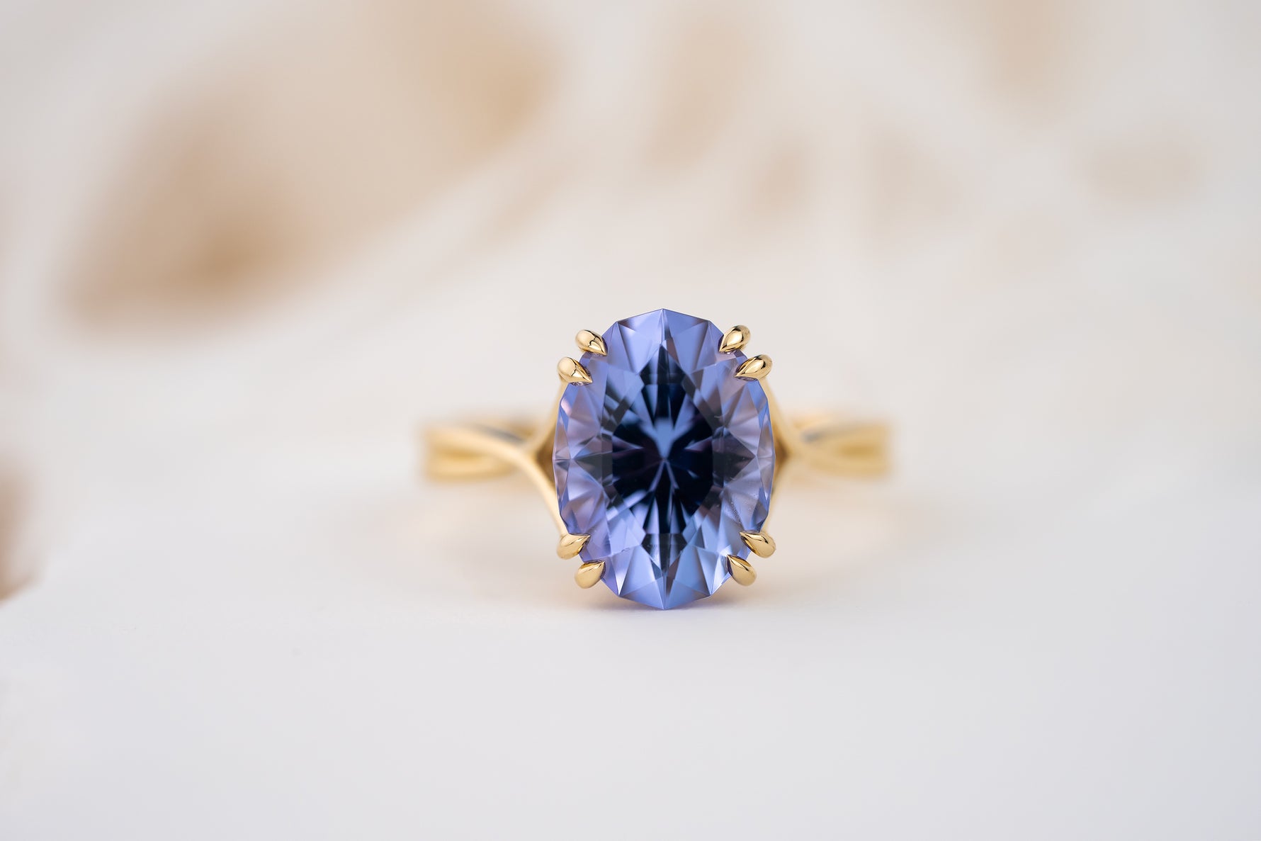 The Fates Ring | 4.73 CT Oval Tanzanite – Lavender Creek Gems